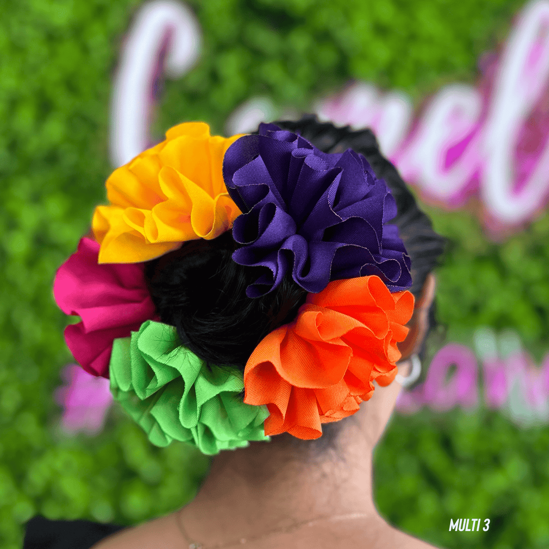 Mexican Floral Bun – Camelia Mexican Boutique