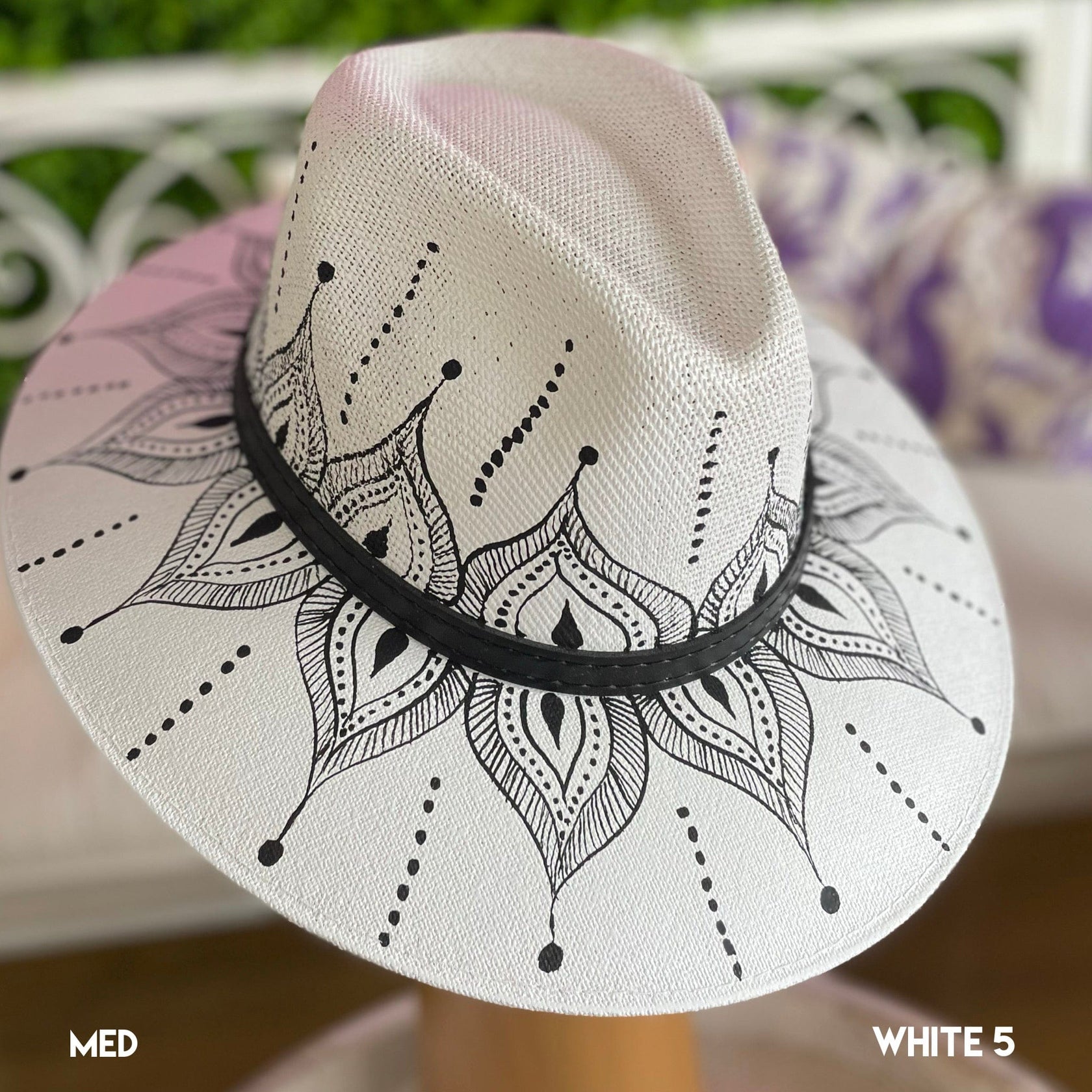 Mexican Hand Painted Sun Hat – Camelia Mexican Boutique