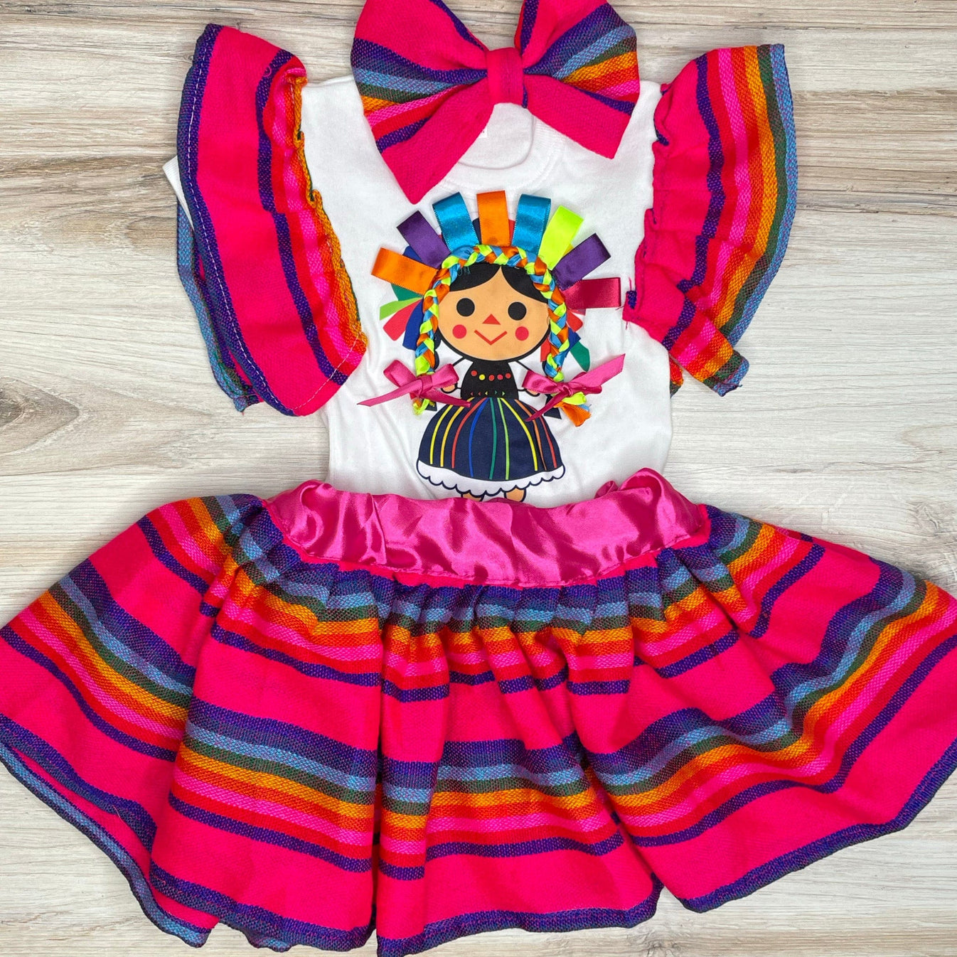 Mexican Lele Doll Tutu - Girls – Camelia Mexican Boutique