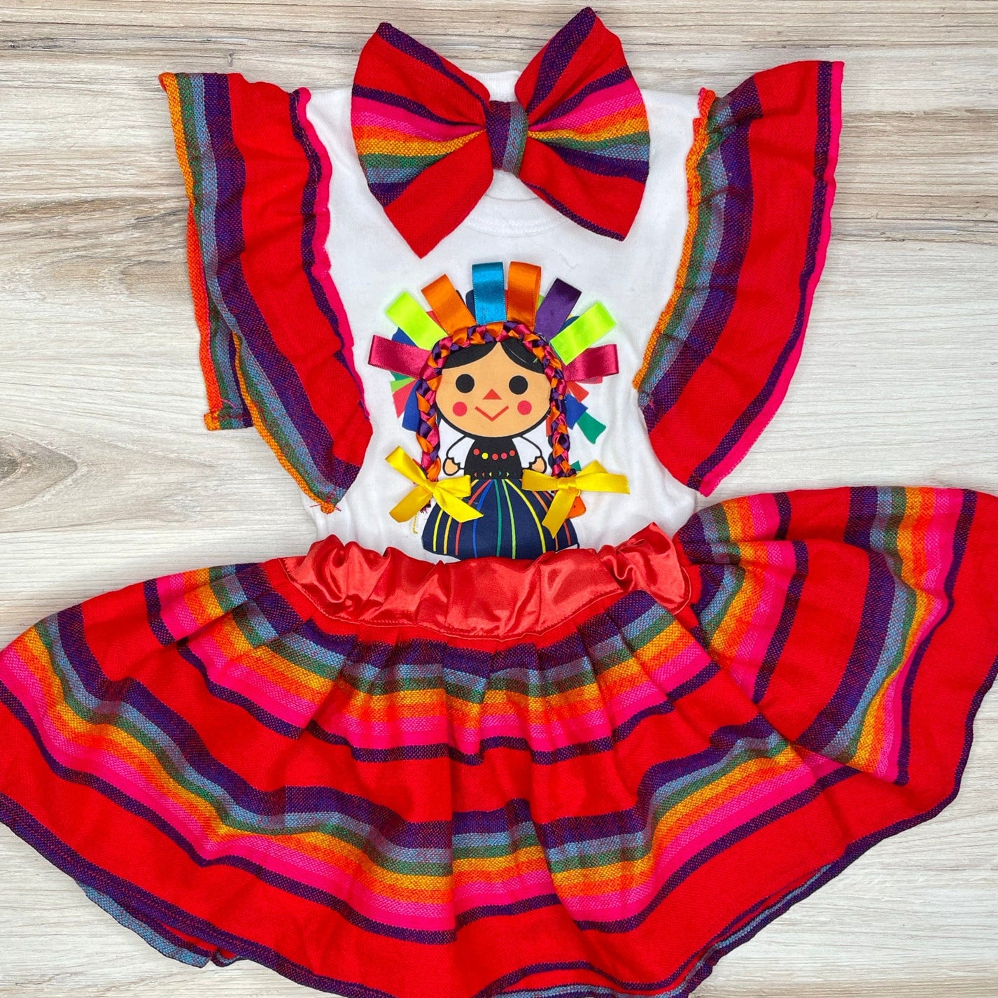 Mexican Lele Doll Tutu - Girls – Camelia Mexican Boutique