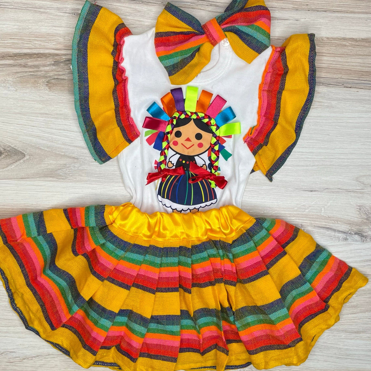 Mexican Lele Doll Tutu - Girls – Camelia Mexican Boutique